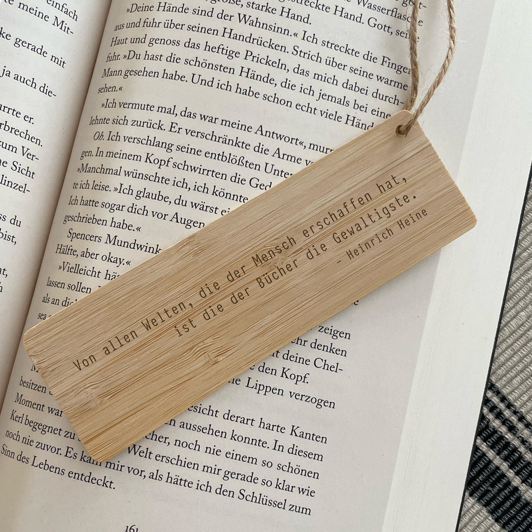 Personalisierte Lesezeichen – Hello Unique